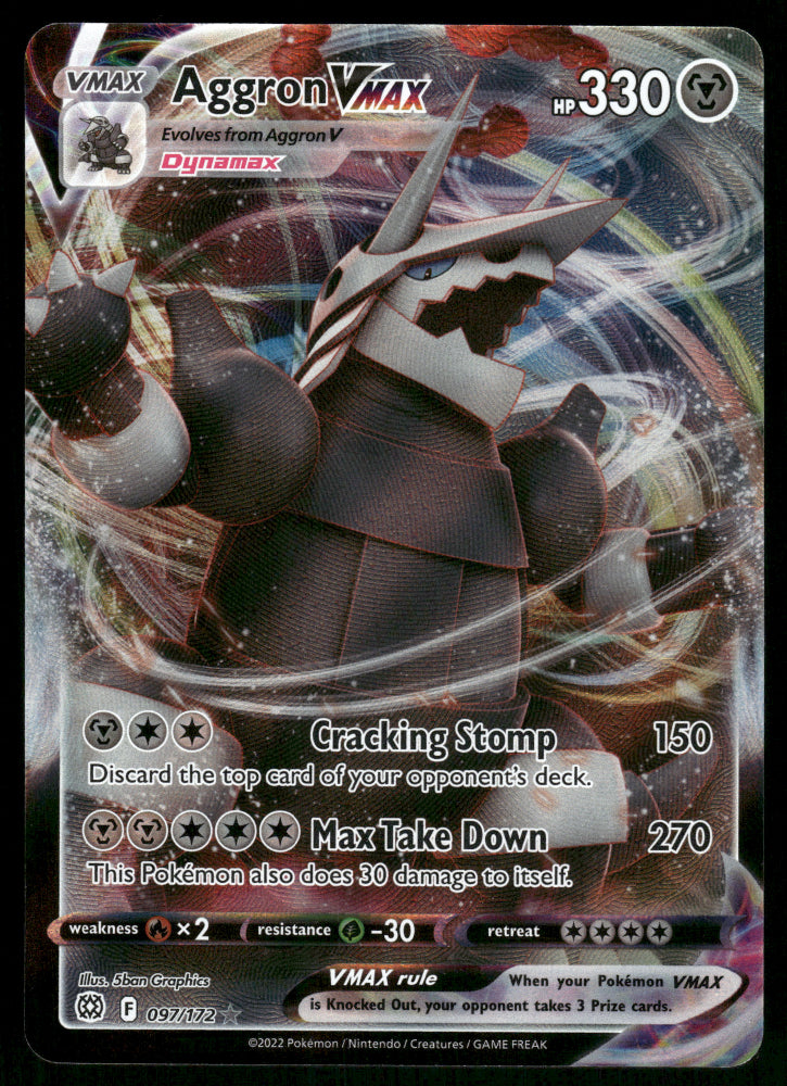 Aggron VMAX 097/172 Brilliant Stars – Yume Cards Inc.